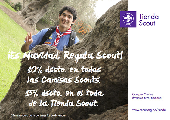 Es Navidad, Regala Scout - Scouts del Perú